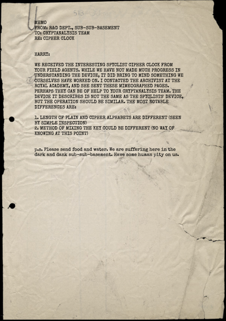 Current Case Files - National Cipher Challenge 2020