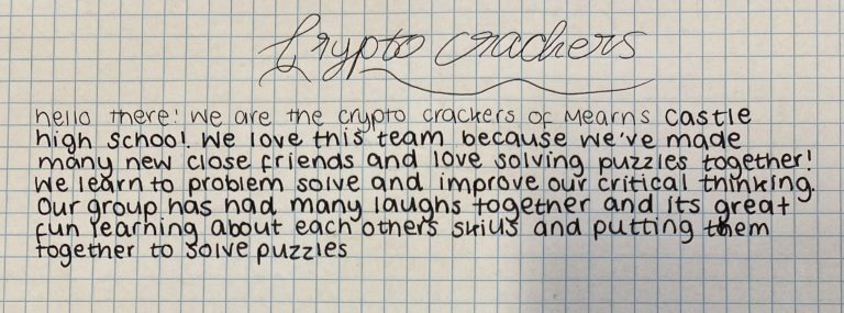 Meet some of the Cipher Challenge community ... - National Cipher ...