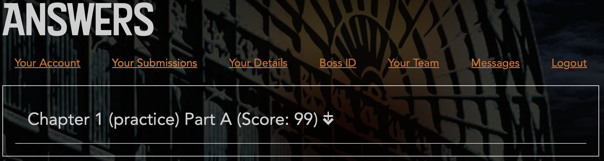 Editing your account - National Cipher Challenge 2024