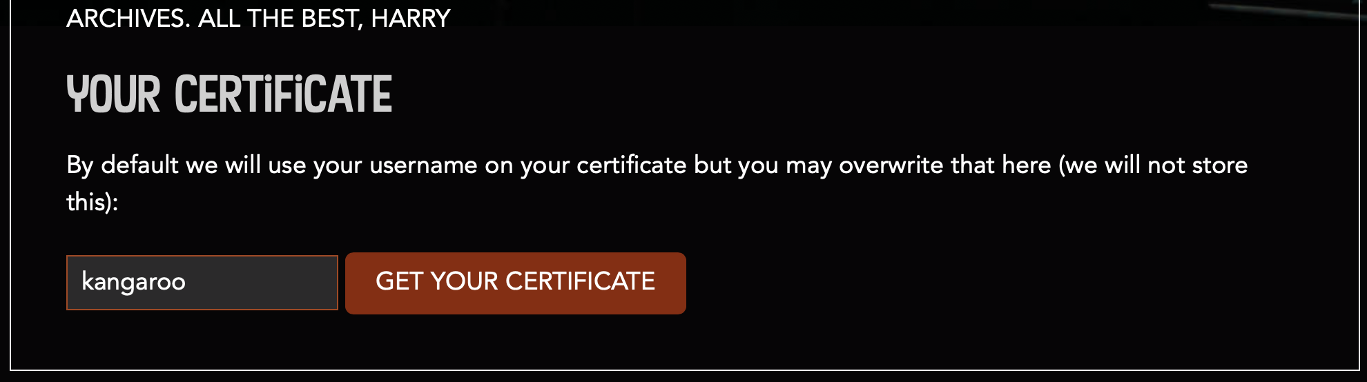 Printing your Certificates - National Cipher Challenge 2024