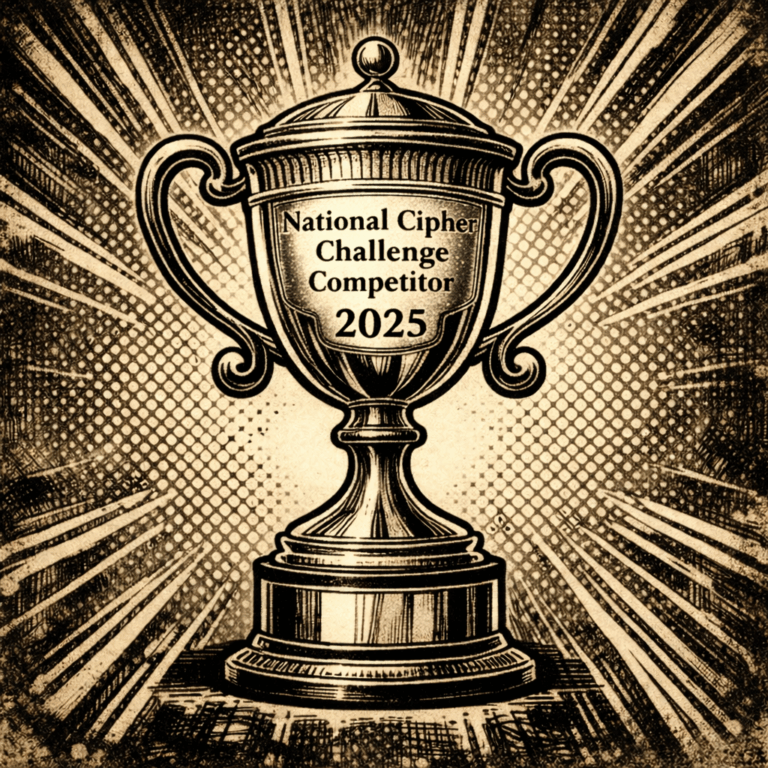 It is NOT all about the winning - National Cipher Challenge 2025
